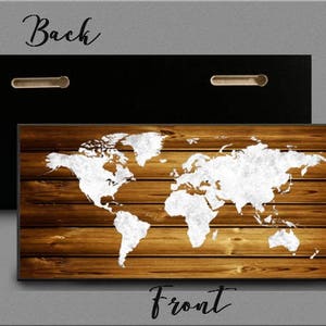 Key Hanger, Wall Key Holder, Valentines Gift, Wall Key Organizer, World ...