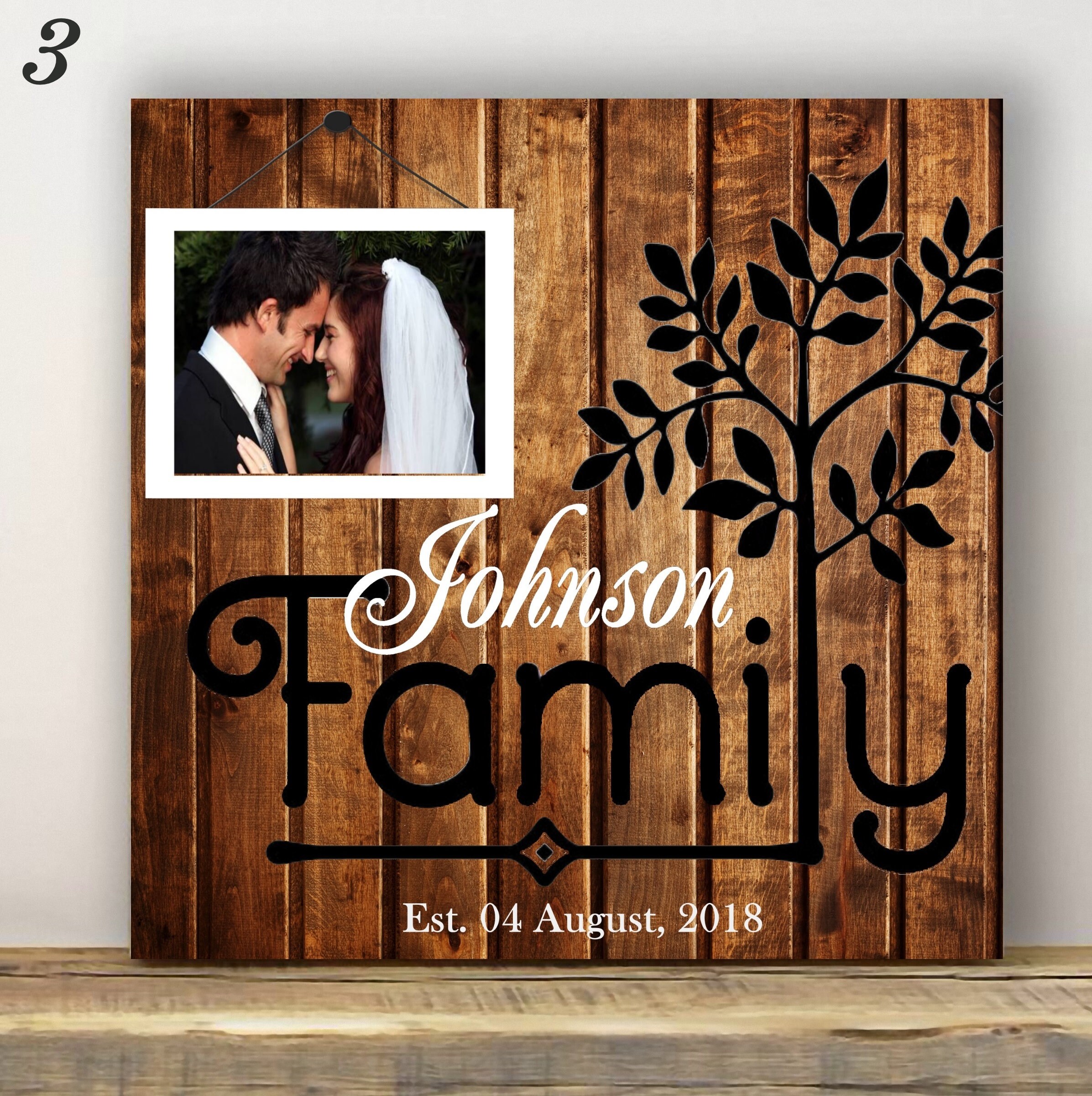 Family Tree Sign Custom Family Sign for Wall Wedding Gift | Etsy