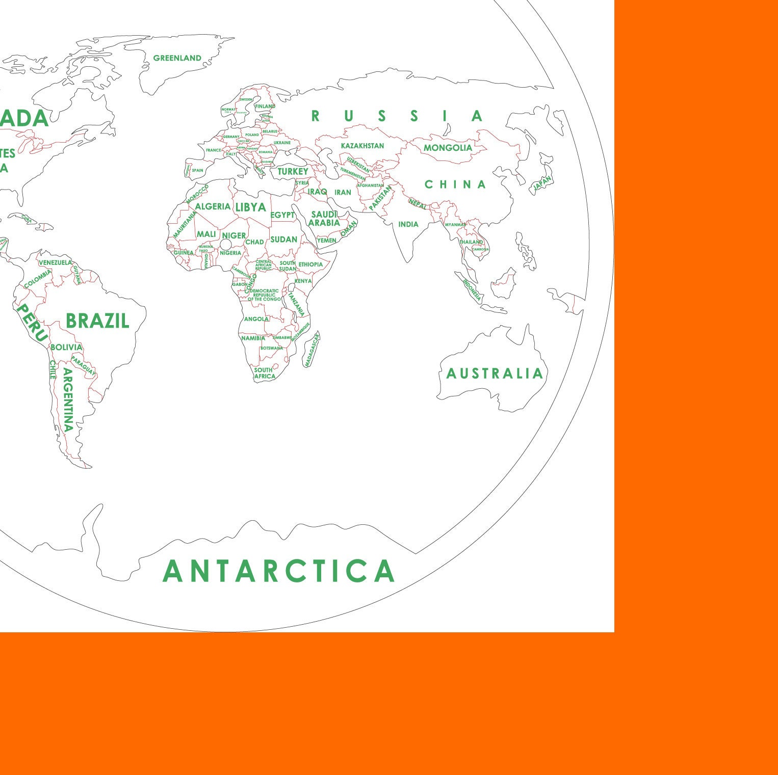 6 Layer Laser Cut 3D Map of the World Multi layer - Etsy