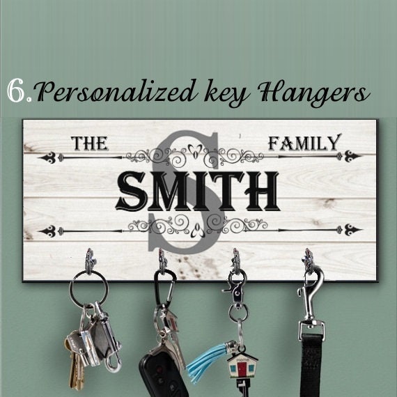 Key Hanger Custom Wood Key Holder for Wall Personalized Key - Etsy Canada