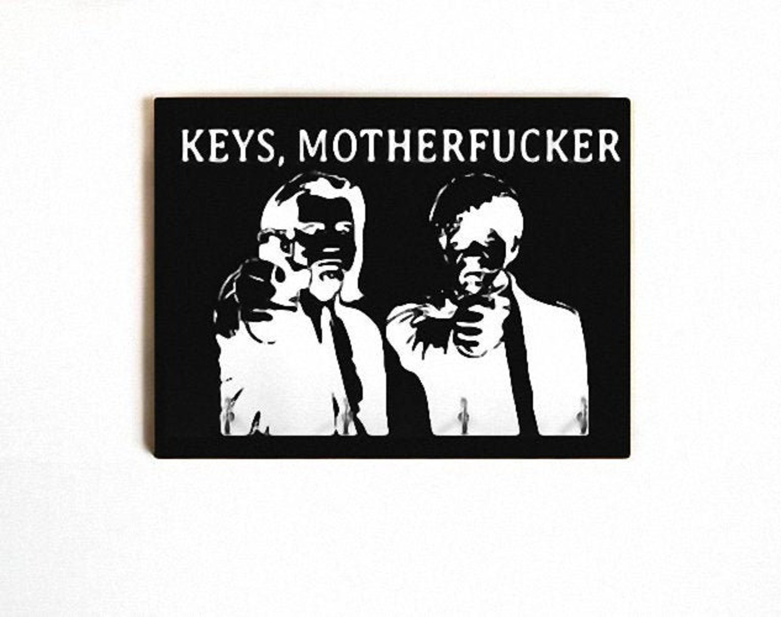Inspired by Pulp Fiction Black and White Keys Motherfucker Pulp Fiction ...