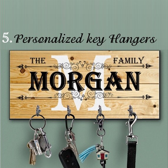 Key Hanger Custom Wood Key Holder For Wall Personalized Key | Etsy