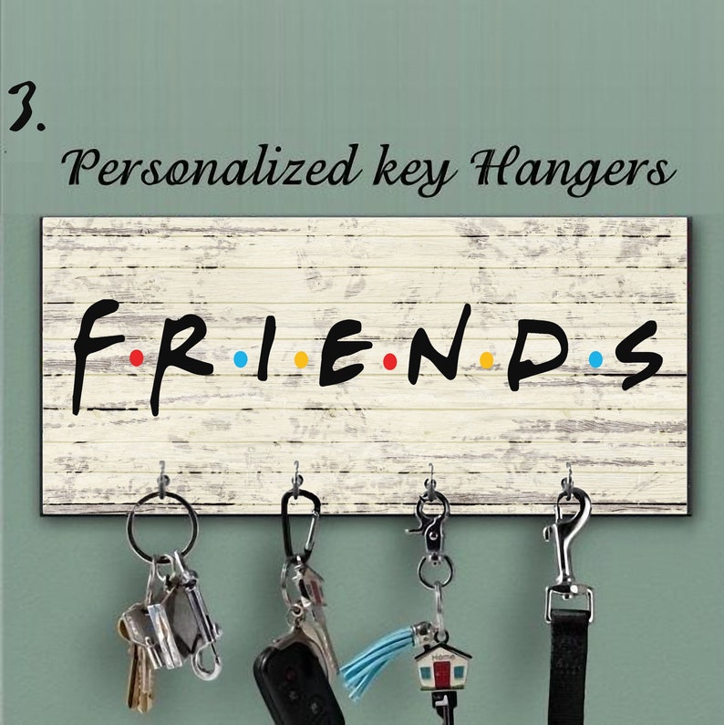 Friends Key Holder for Wall Friends TV Show Gift Custom Key - Etsy