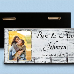 Personalized Key Holder, Custom Key Holder for Wall, Photo Key Hanger ...