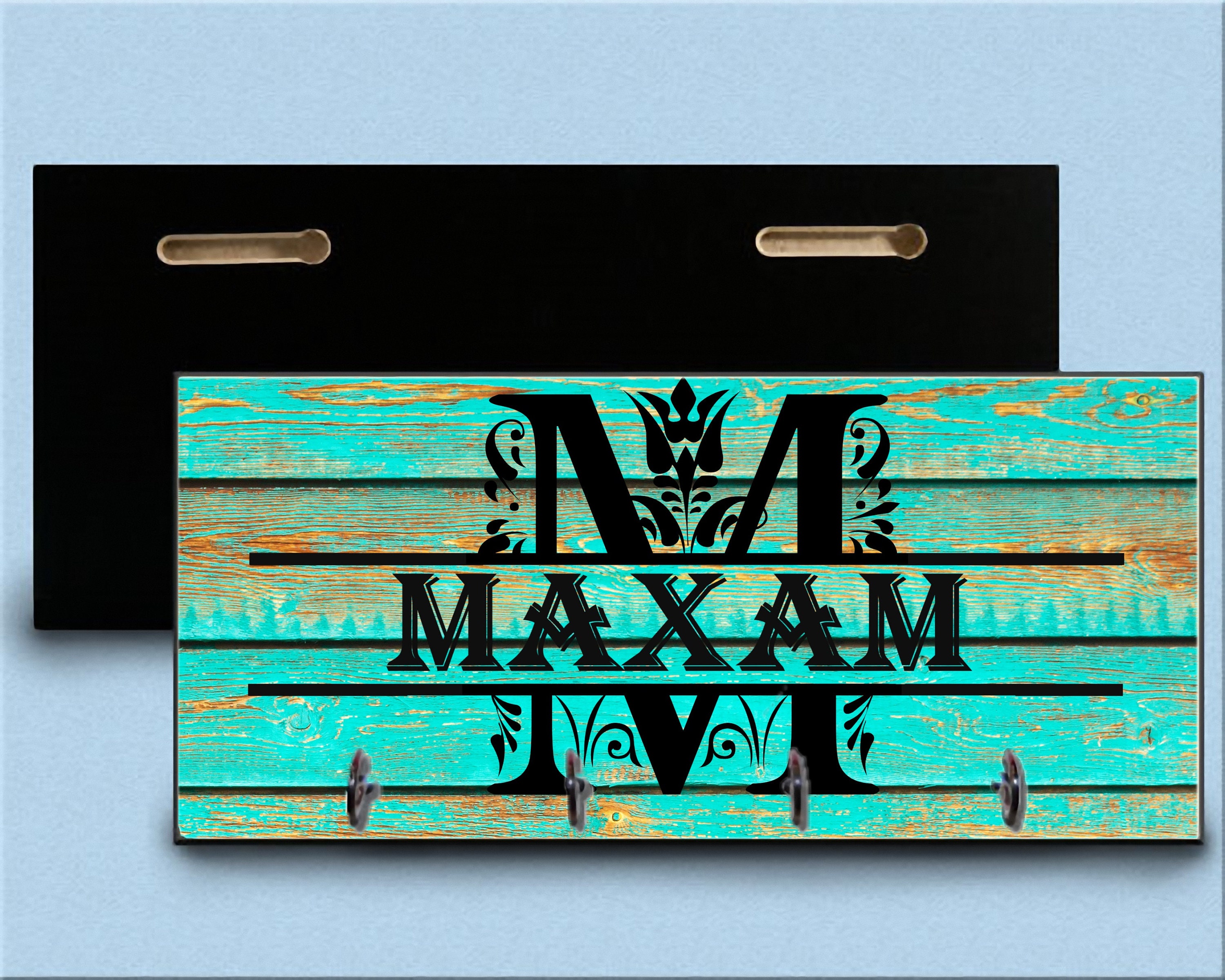 Personalized Key Holder Wall Key Rack Personalized | Etsy