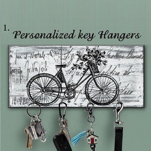 Bike Key Holder for Wall, Bicycle Key Rack Holder,beach Hook, Key ...