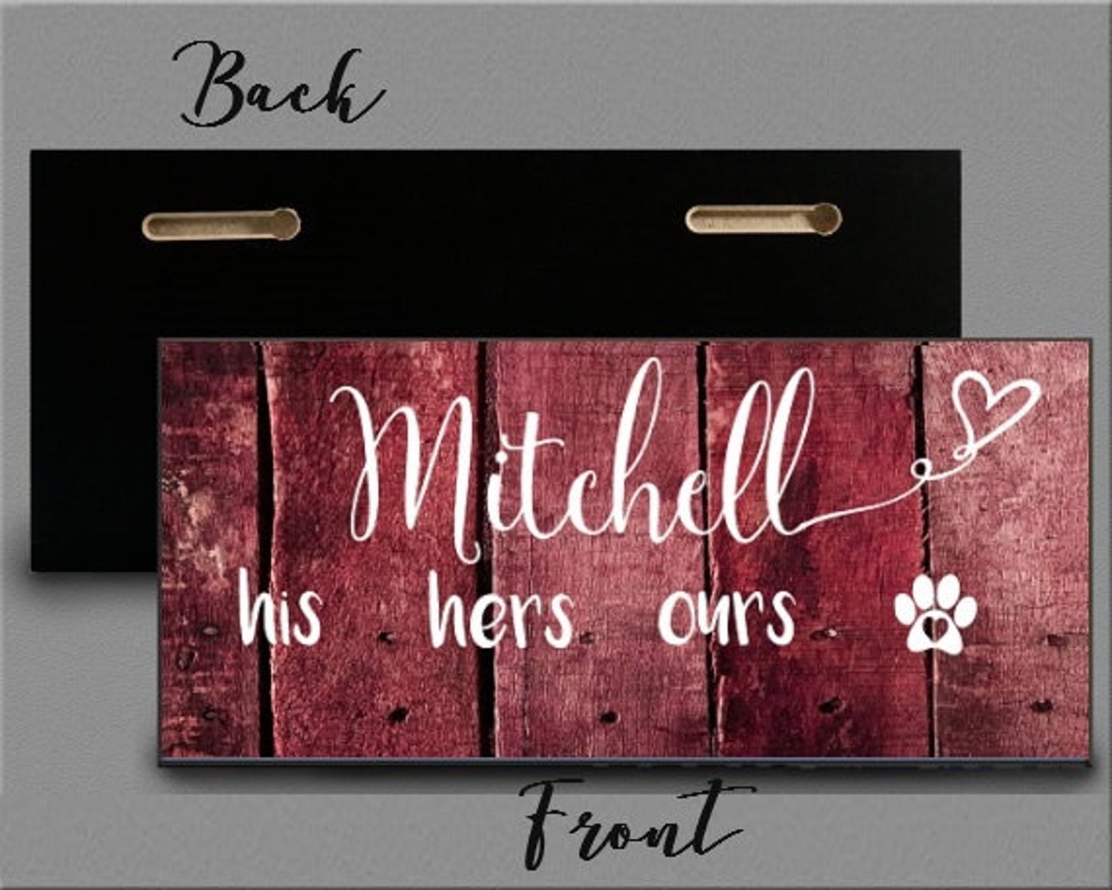 Personalized Key Ring Holder - Custom Key Holder for Wall ...