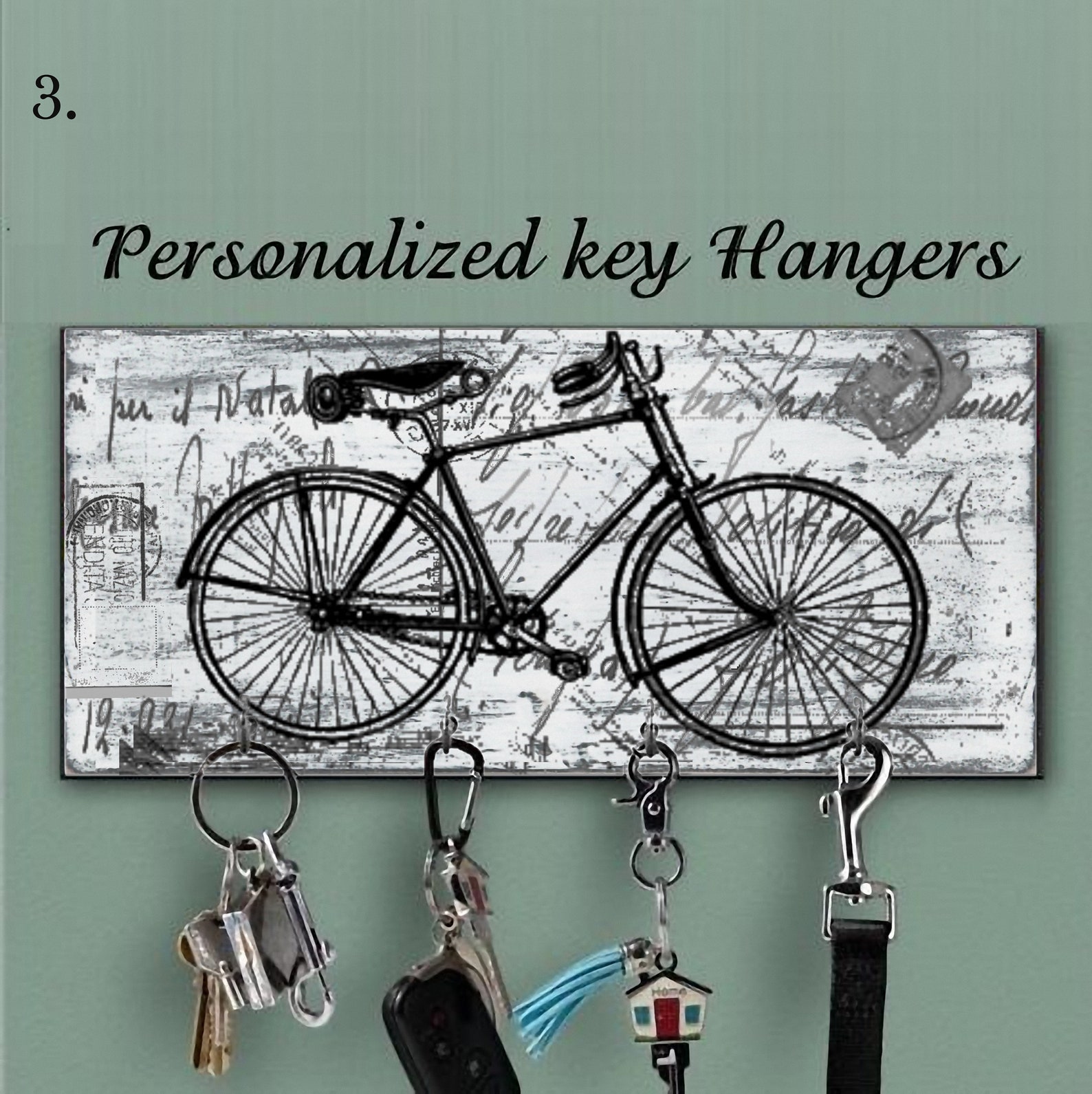 Bike Key Holder for Wall, Bicycle Key Rack Holder,beach Hook, Key ...