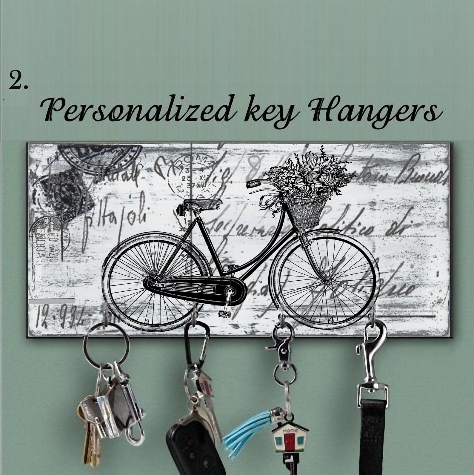 Bike Key Holder for Wall, Bicycle Key Rack Holder,beach Hook, Key ...