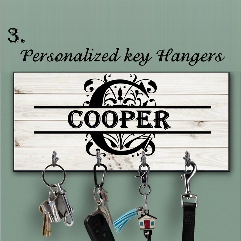 Personalized Key Holder Wall Key Rack Personalized | Etsy