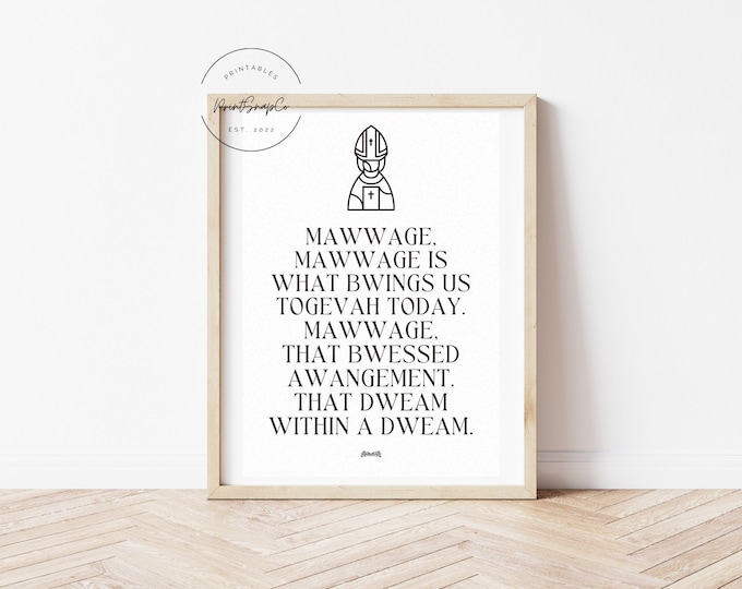 Princess Bride Love Quote | Princess Bride Print | Book Quote ...