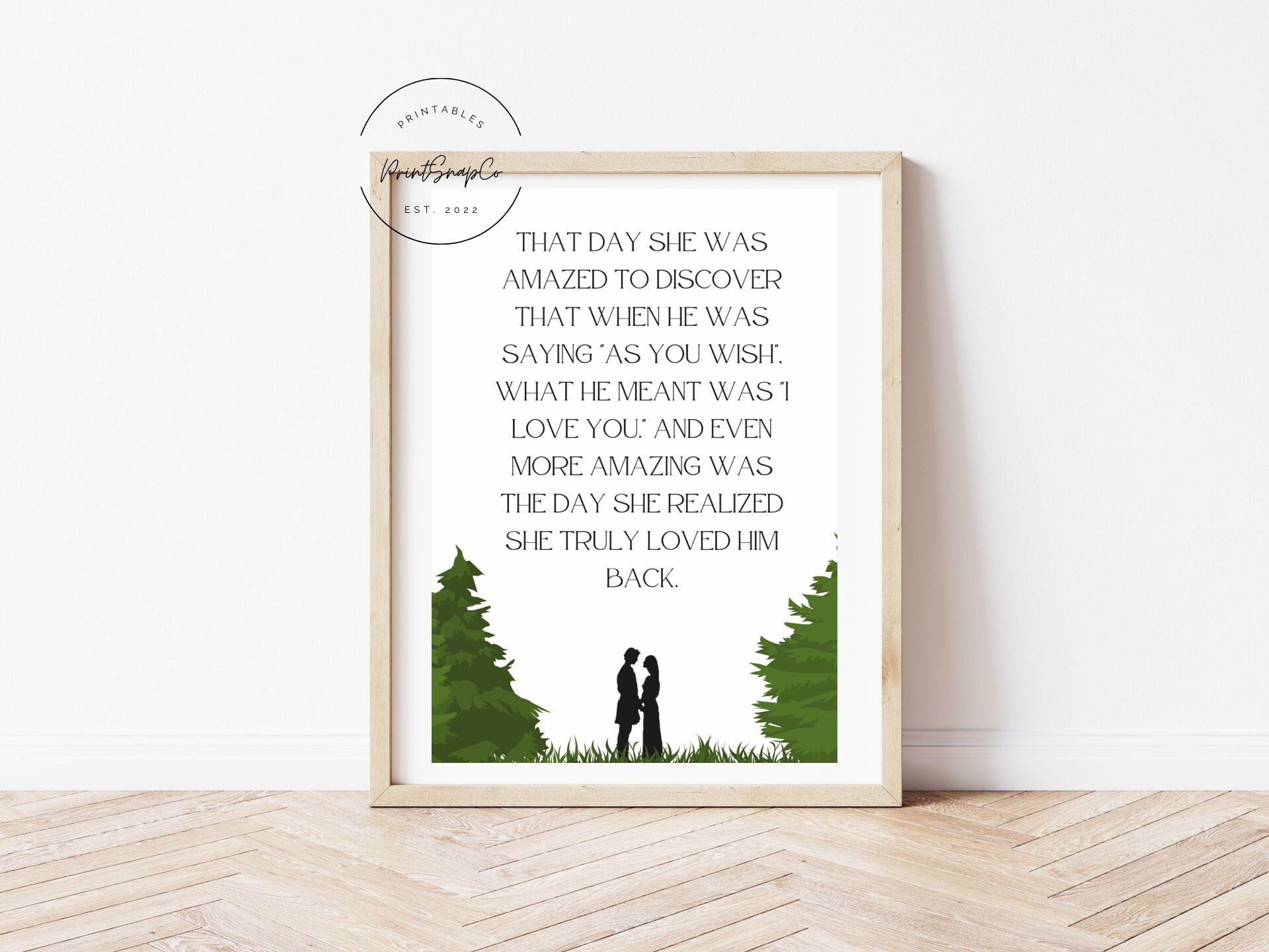 Princess Bride Quote Printable PDF A4 - Etsy
