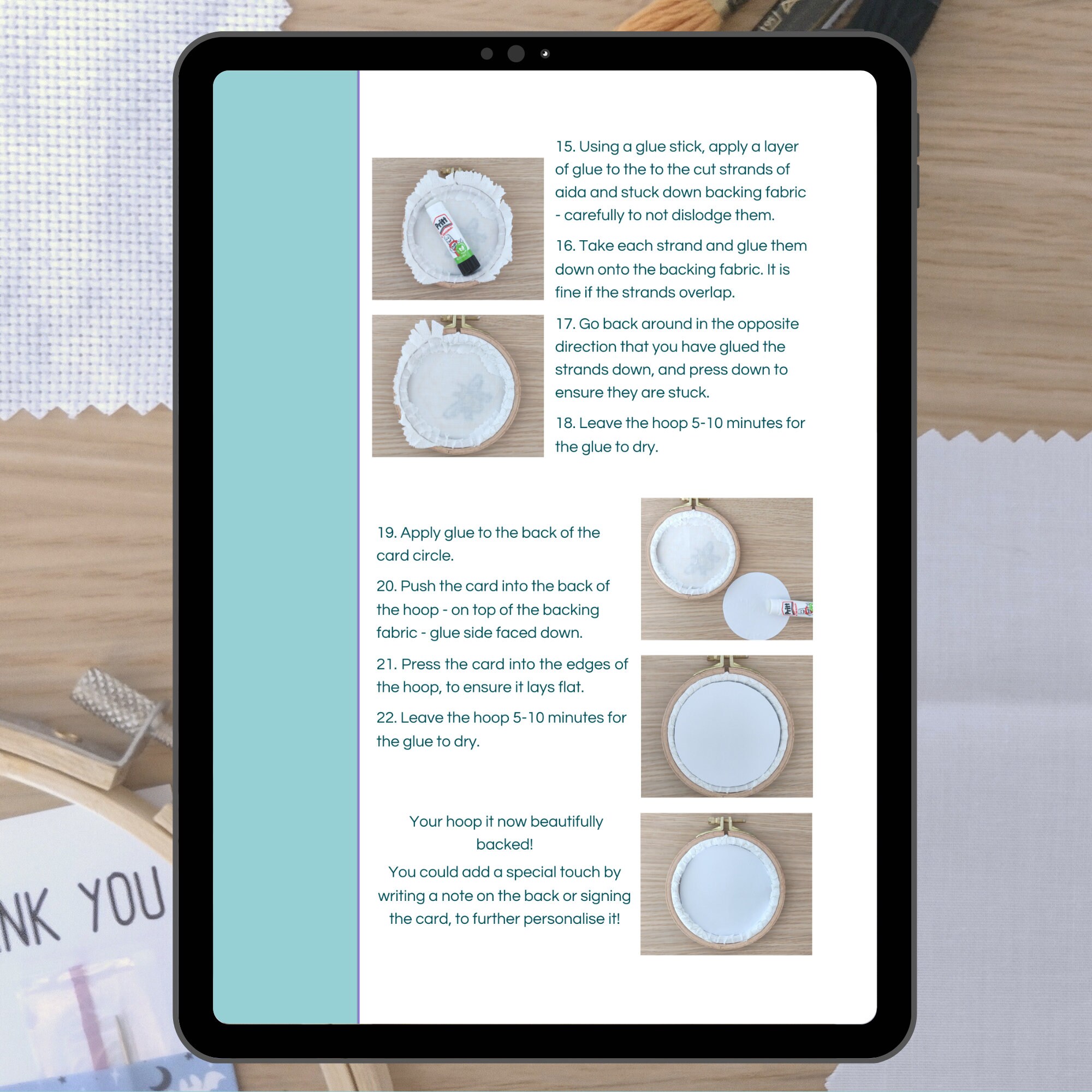 Hoop Backing Guide How to Finish Your Cross Stitch Cross Stitch Ebook ...
