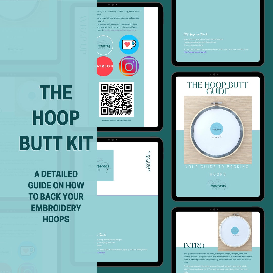 Hoop Backing Guide How to Finish Your Cross Stitch Cross Stitch Ebook ...