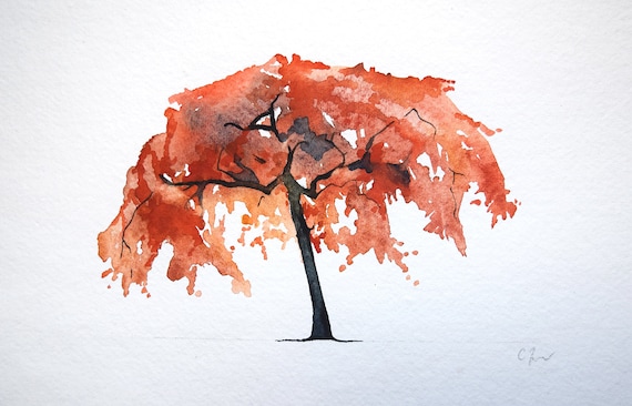 Japanese Maple Tree Painting