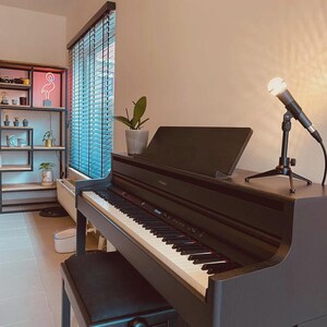SM58 Desk Lamp / Home Recording Studio / Table Light / Music ...