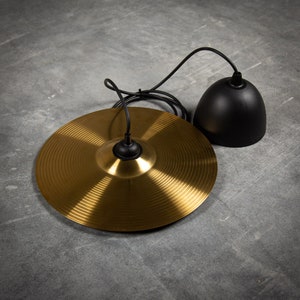Drum Cymbal Lamp Pendant Set of 3 - Industrial Trio (8", 10", 12" Sizes ...