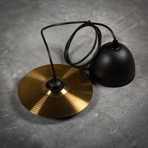 Drum Cymbal Lamp Pendant Set of 3 - Industrial Trio (8", 10", 12" Sizes ...