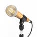 Wooden Microphone Desk Lamp - Silver / Rustic Lamp / Music / Oak ...