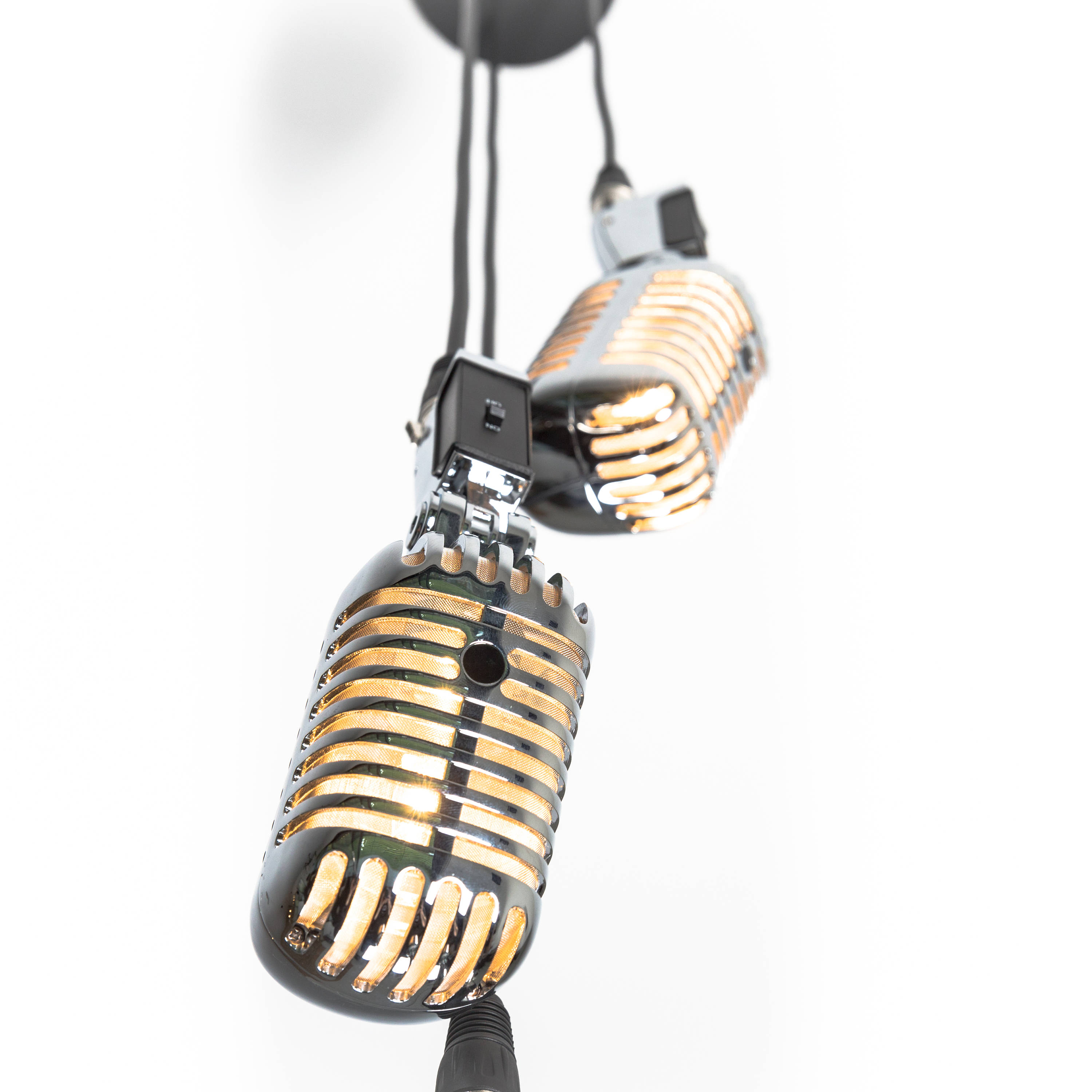 Vintage Microphone Hanging