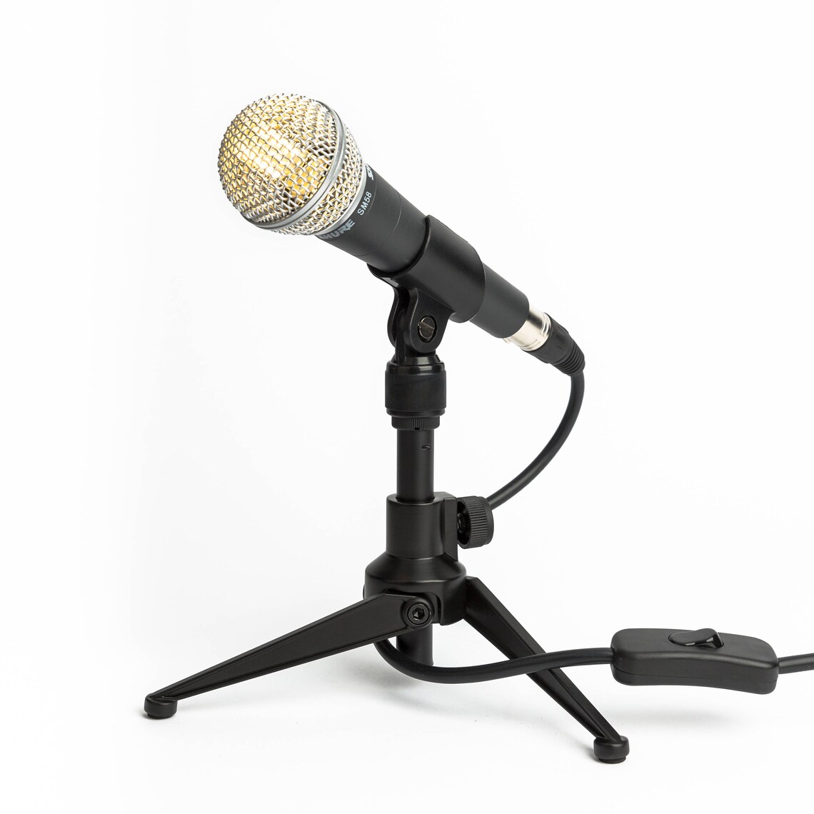 SM58 Desk Lamp / Home Recording Studio / Table Light / Music ...
