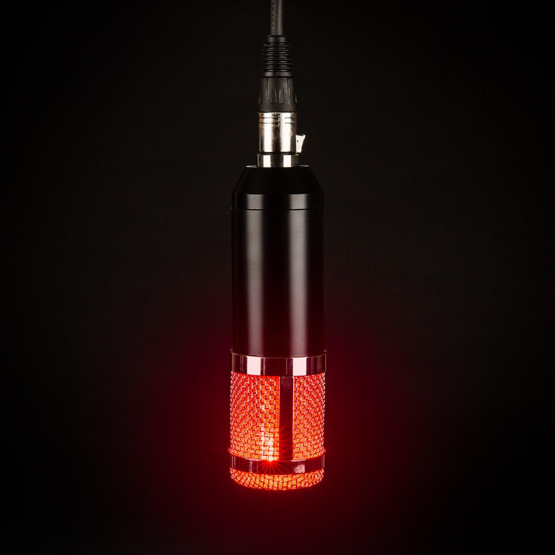 Hanging Studio Microphone Lamp - on Air Edition / Producer Gift / Music ...