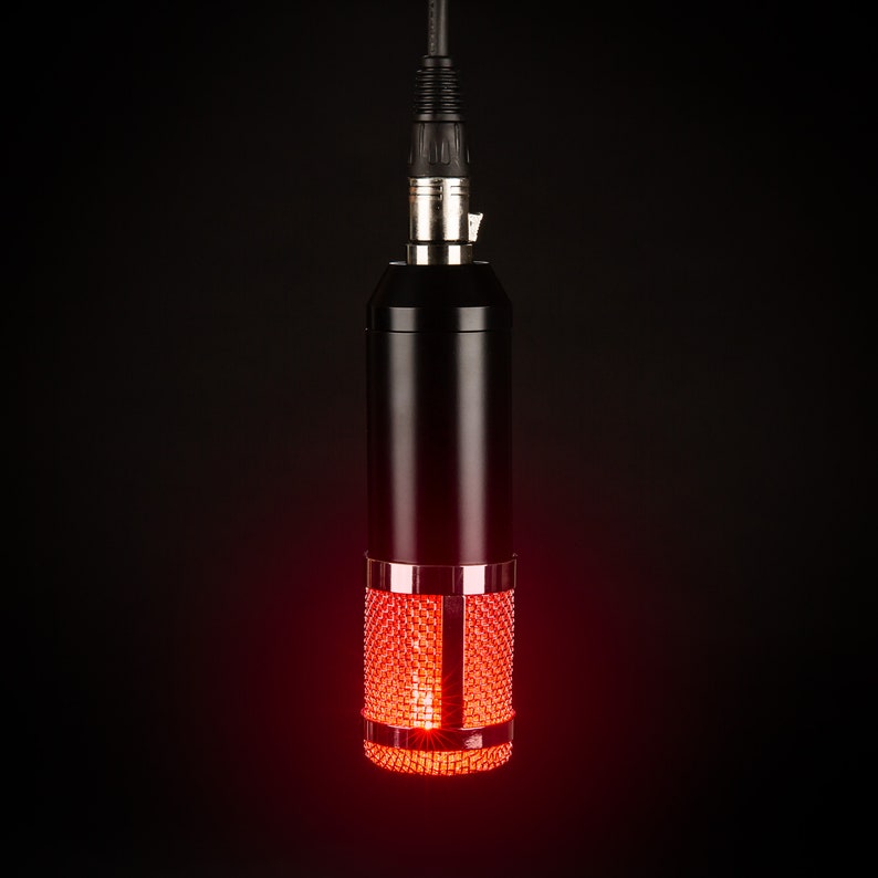 Hanging Studio Microphone Lamp - on Air Edition / Producer Gift / Music ...