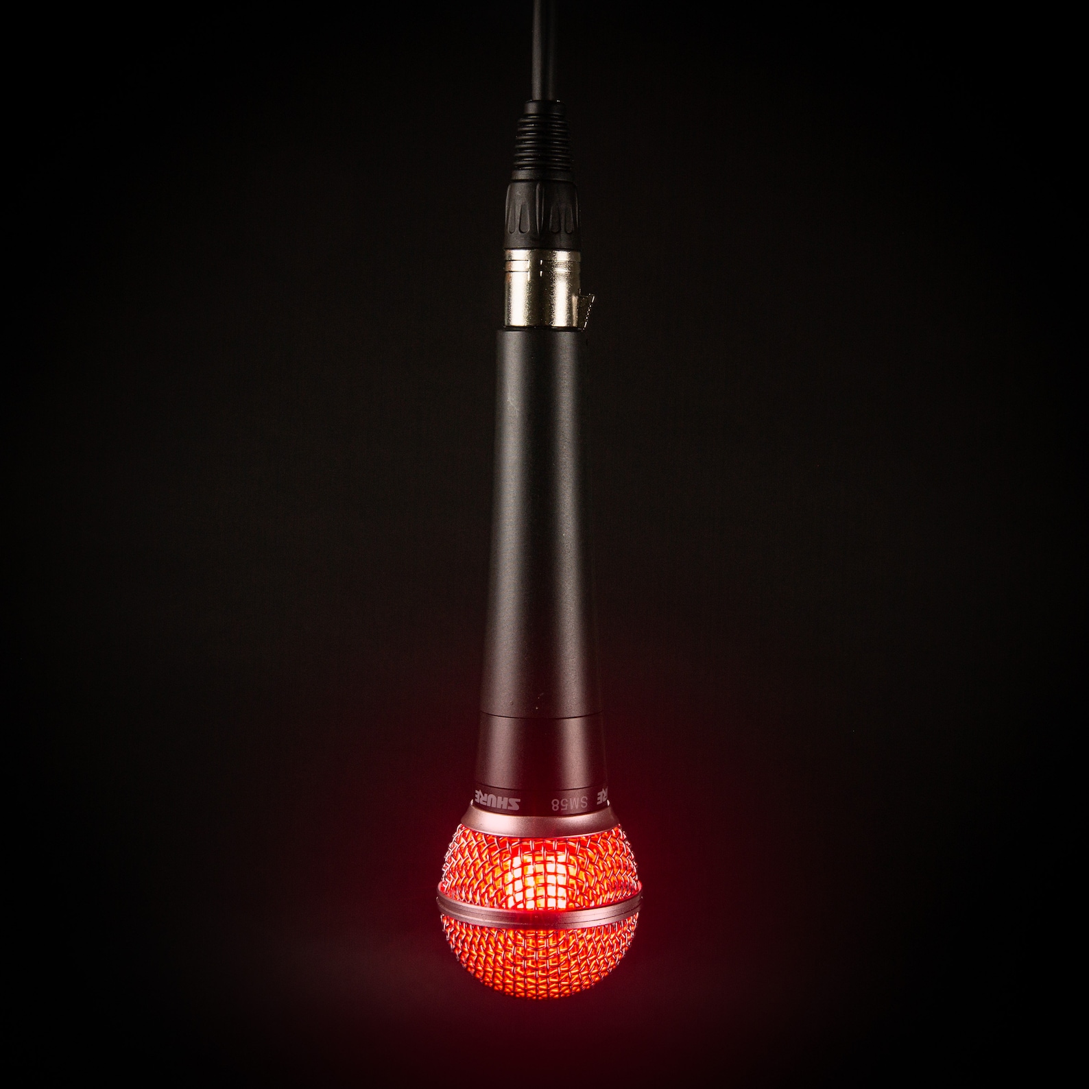 Hanging Shure SM58 Lamp on Air Edition / Music Light / Musician / Cool ...