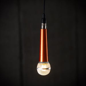 Customizable 3d-printed Microphone Pendant Lamp | Choose Your Color ...