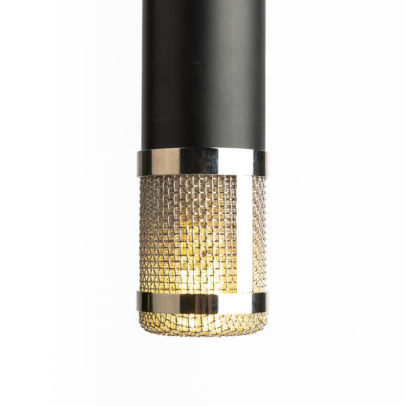 Hanging Studio Microphone Lamp / Recording Studio Decor / | Etsy