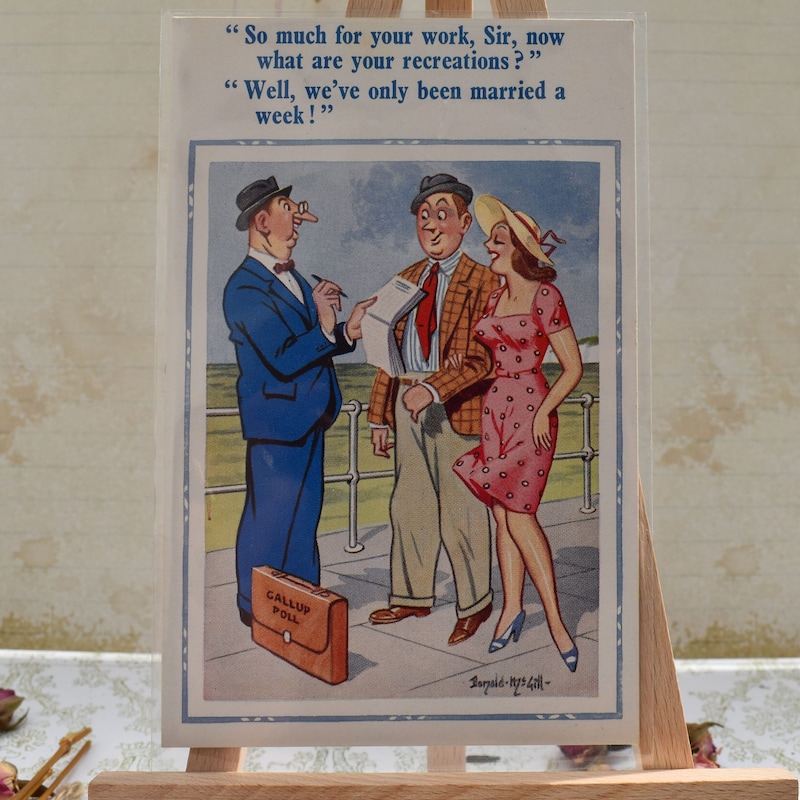 Risque Postcard - Etsy