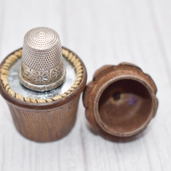 Silver Thimble Case - Etsy