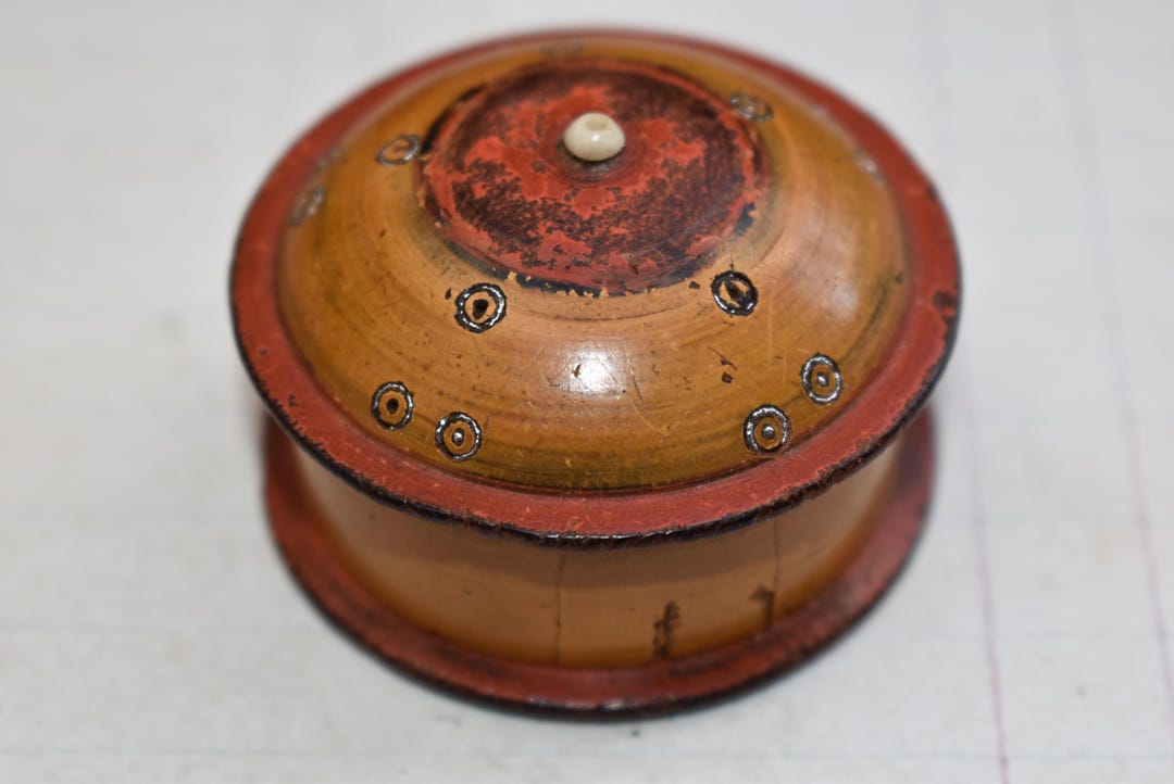 Antique Thread Box Gorgeous Victorian Decorative Folk Art With Thread ...