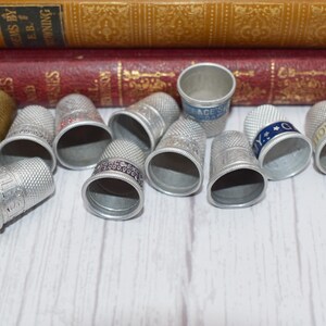 Antique Advertising Thimbles - Charming Collection 11 News of the World ...