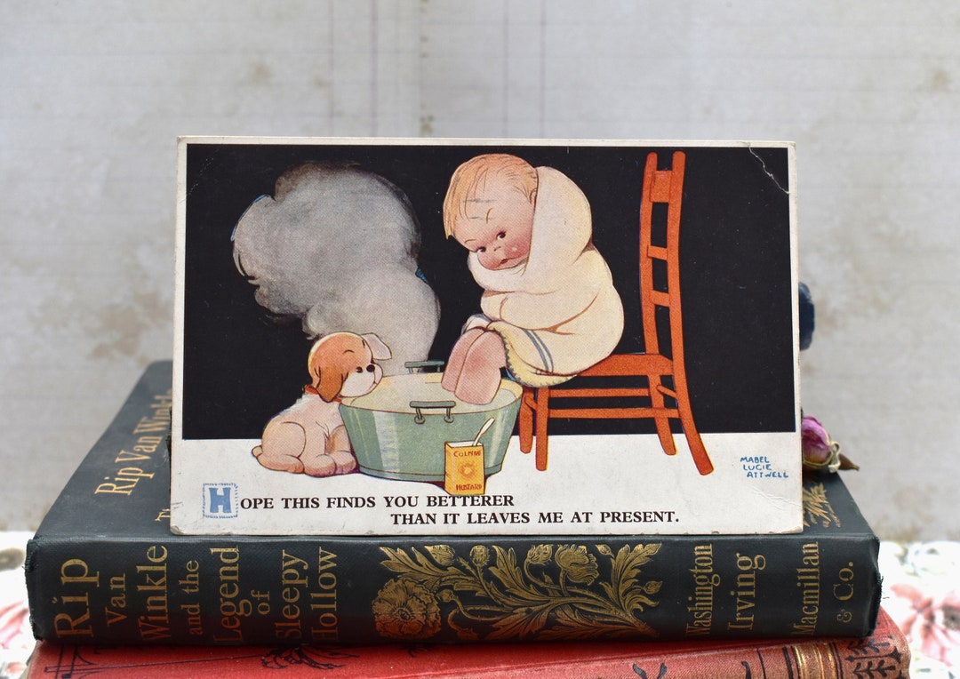 Mabel Lucie Atwell Postcard - Gorgeous Original 1920s Cutie Card - Etsy