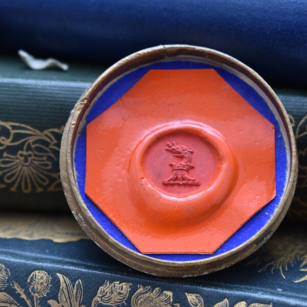 Antique Crest Wax Seal Stamp - Etsy