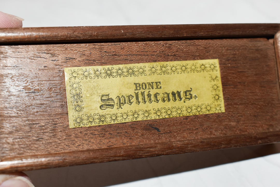 Antique Spellicans Game - Charming Victorian Boxed Game Spillikins/pick ...