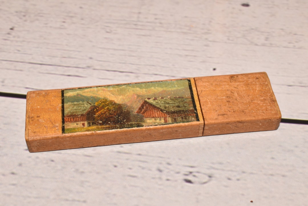 Antique Needle Box Gorgeous Grand Tour Wooden Case Tervoz - Etsy