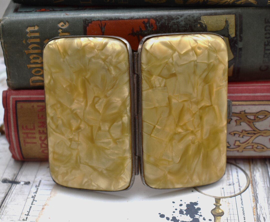 Celluloid Cigarette Case Lovely Original Art Deco Cream - Etsy