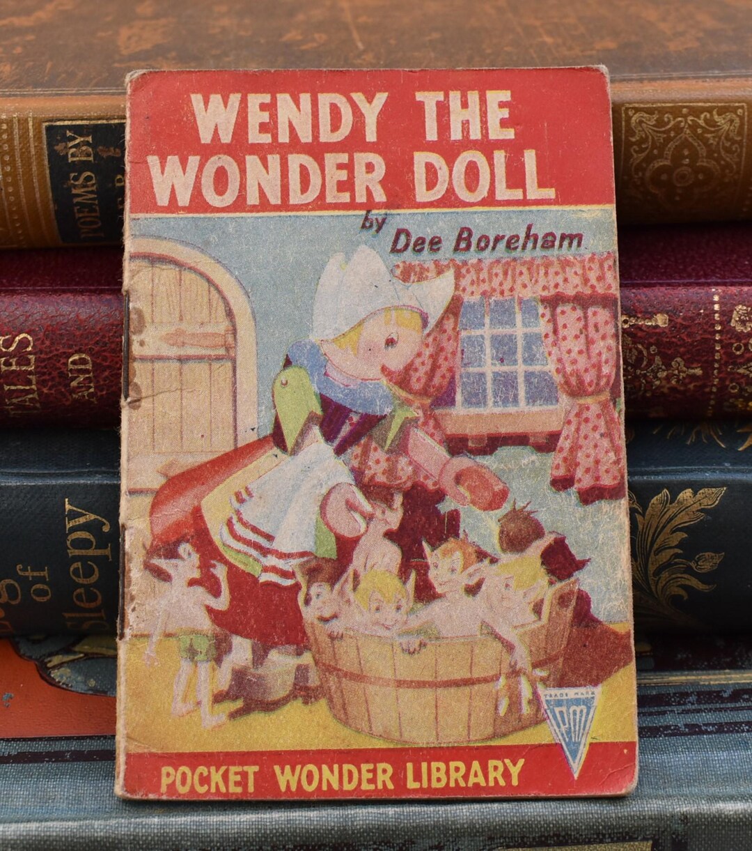 Wendy the Wonder Doll Pocket Wonder Library Air Raid Shelter Miniature ...