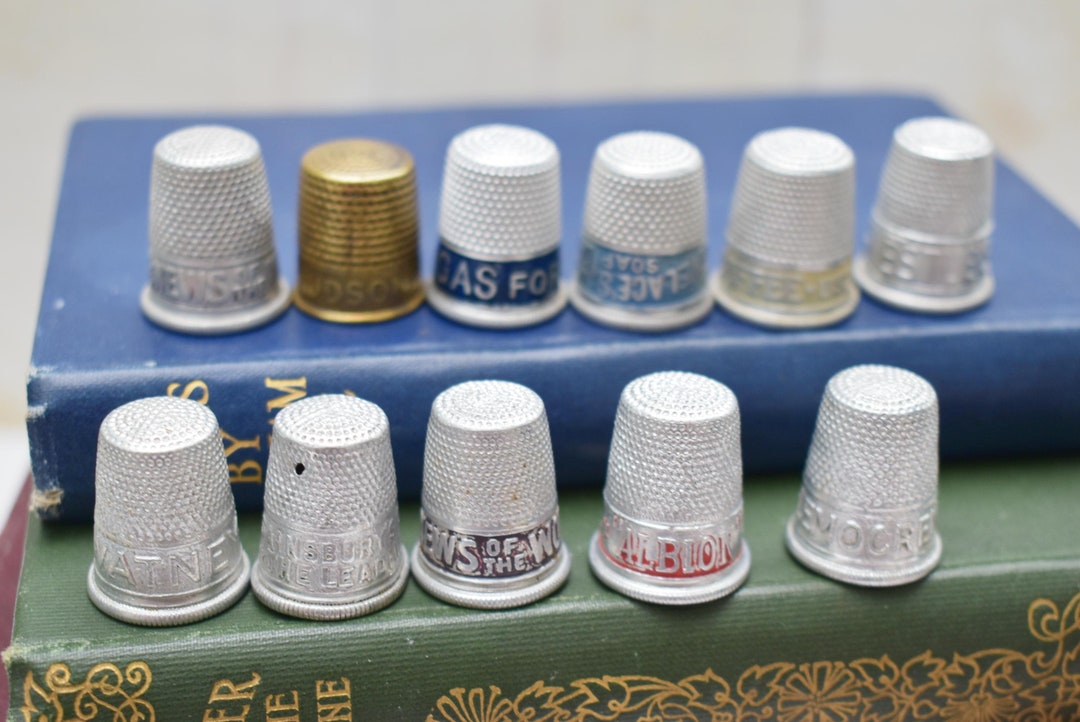 Antique Advertising Thimbles - Charming Collection 11 News of the World ...