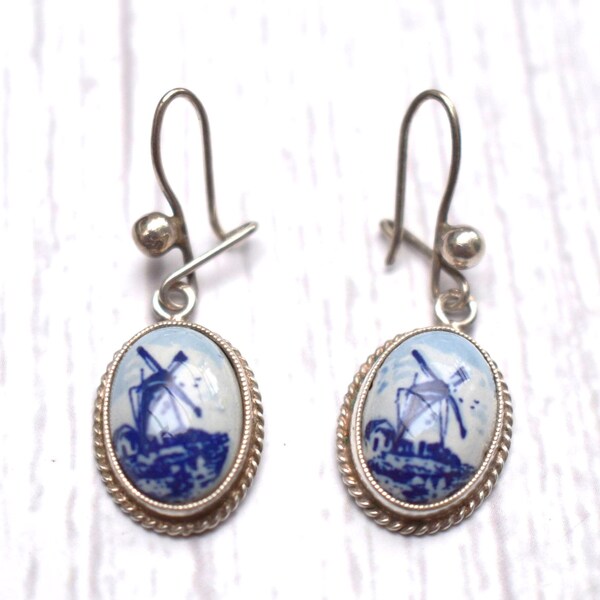 Delft Earrings - Etsy