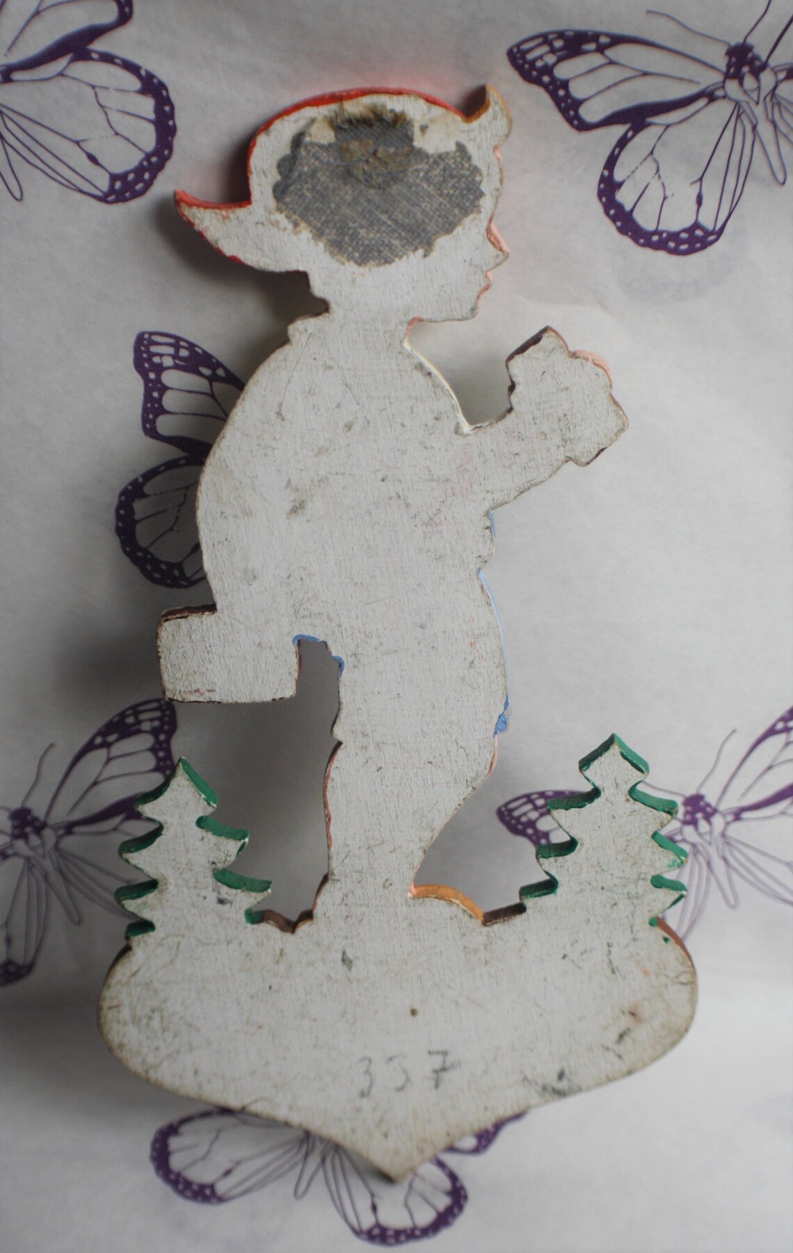 Wooden Figurine Vintage Charming Tyrolean Boy Wooden Cut Out - Etsy UK