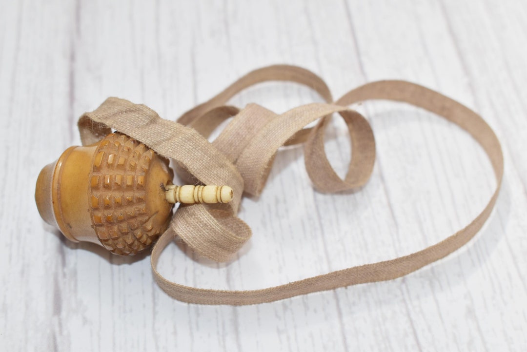 Victorian Tape Measure Gorgeous Rare Carved Vegetable Ivory Antique ...