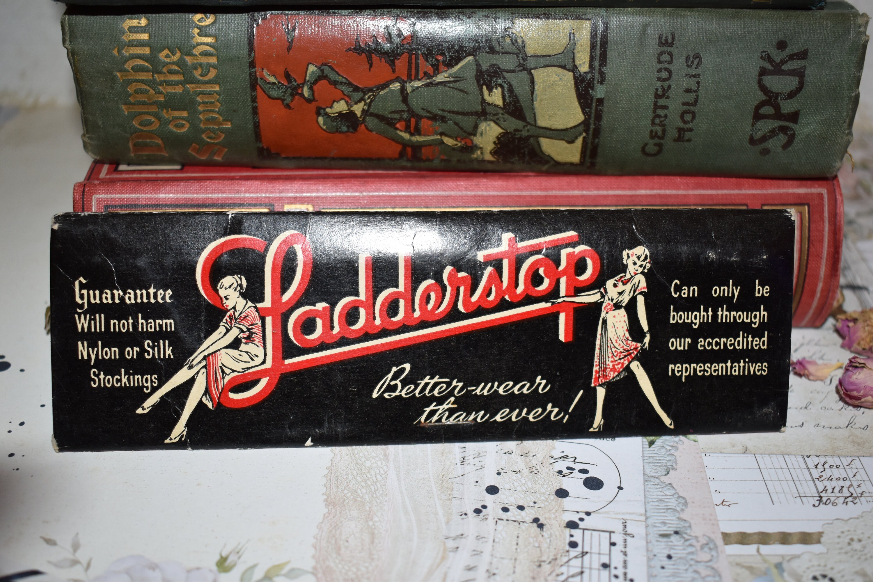 Ladderstop Stocking Run Stopper Wonderful Antique 1930s - Etsy
