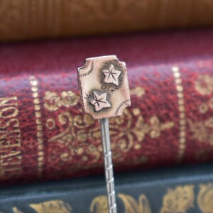 9ct Gold Stick/cravat Pin - Beautiful Victorian Ivy Leaves Fidelity ...