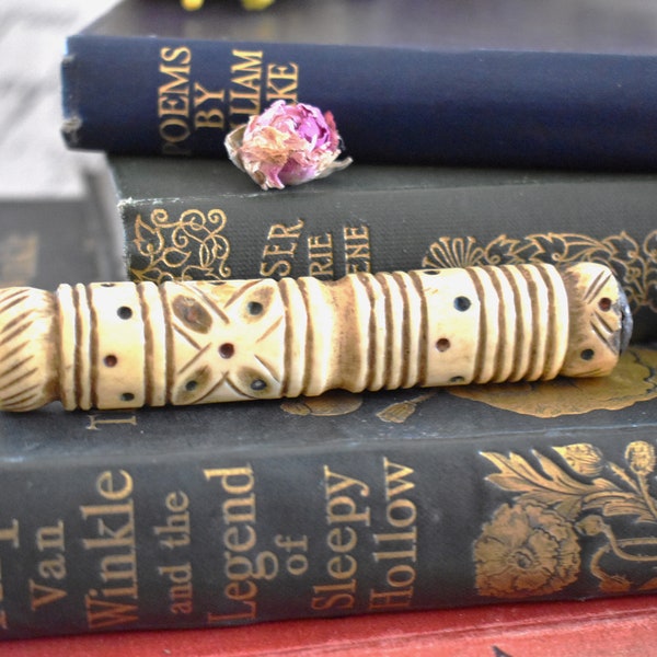 Carved Bone Handle - Etsy