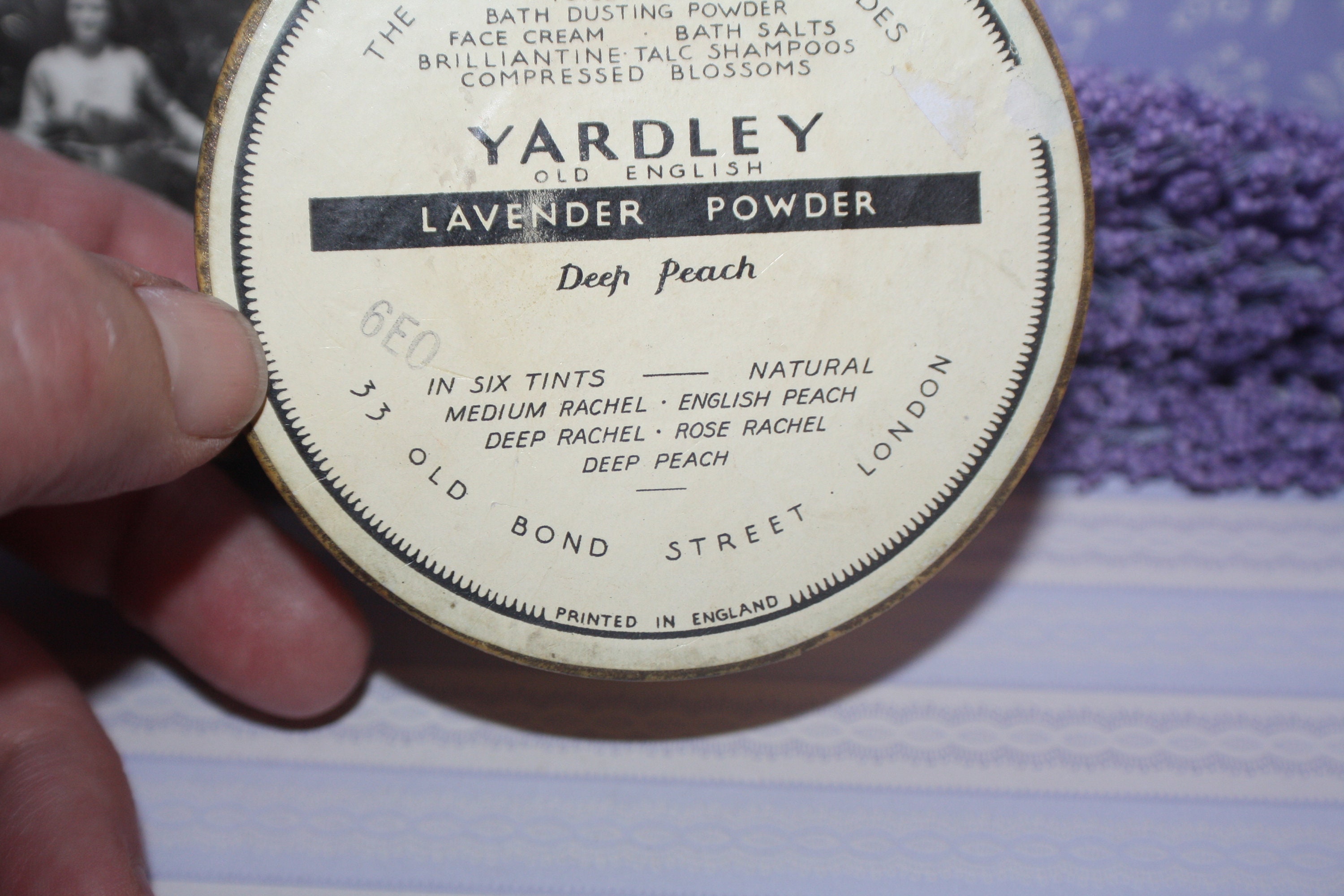 Old English Lavender Face Powder Wonderful Original Unused | Etsy