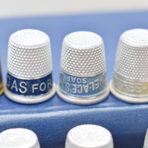 Antique Advertising Thimbles - Charming Collection 11 News of the World ...