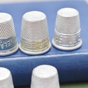 Antique Advertising Thimbles - Charming Collection 11 News of the World ...